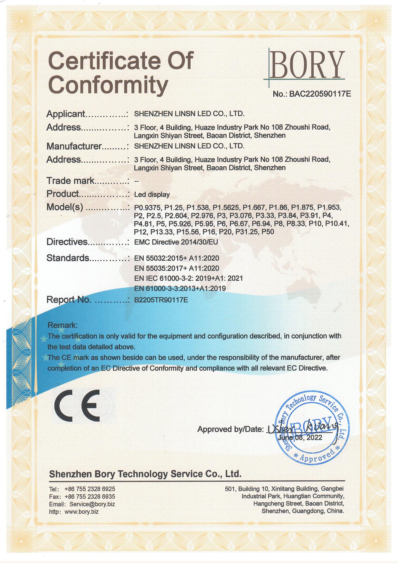 Our Certificates